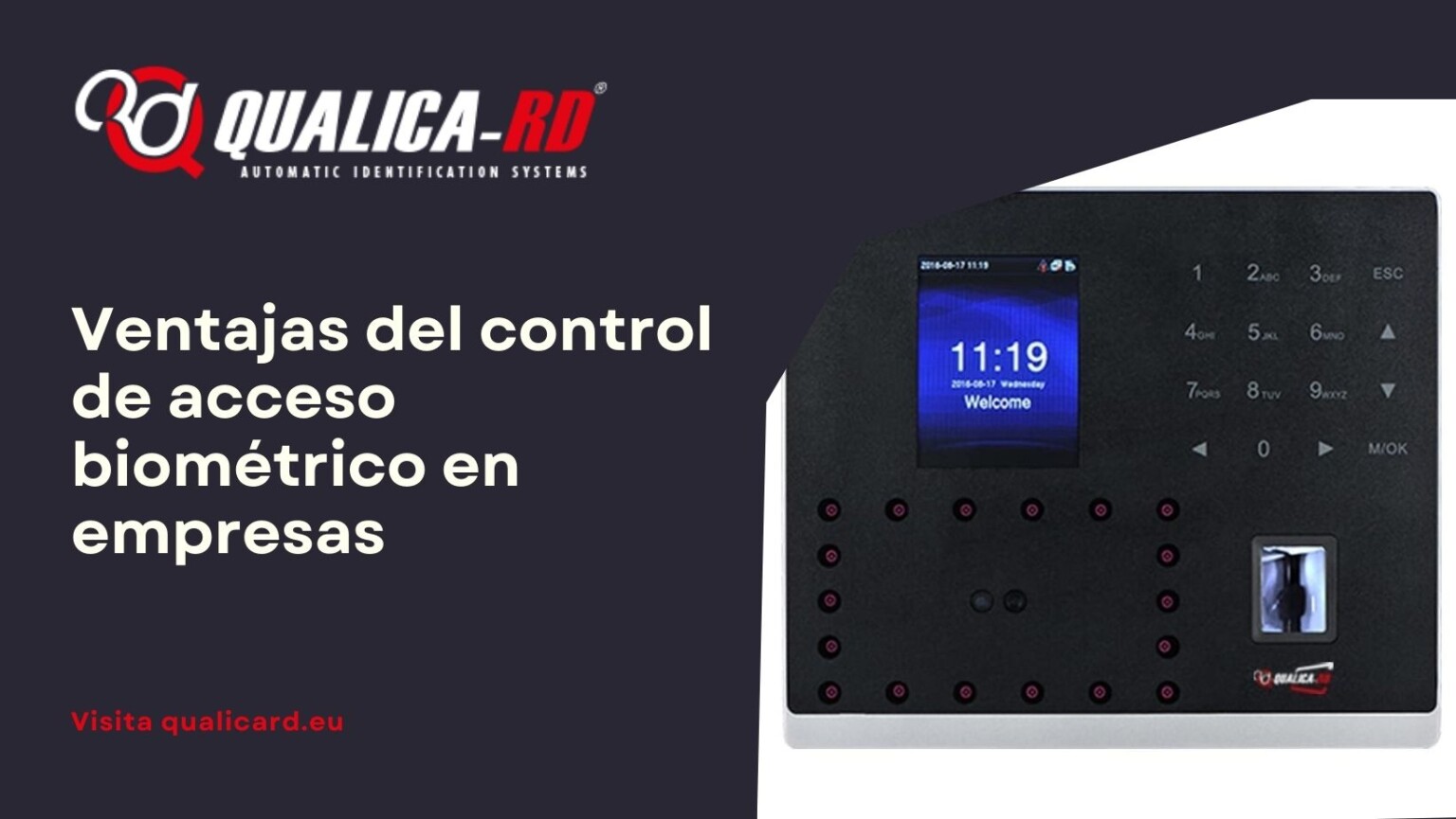 Ventajas del control de acceso biométrico en empresas ← QUALICA-RD